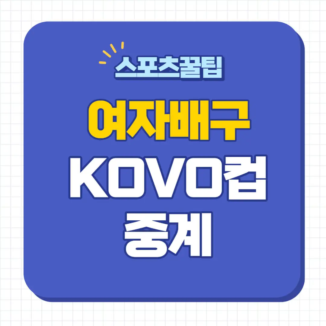 2023 코보컵 중계 경기일정 KOVO 여자 프로배구대회 순위 여자부 조별리그 준결승 결승전 결과 하이라이트 - 미니 스토리라인