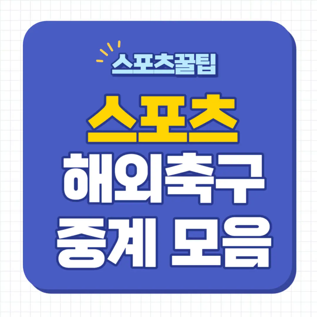 스포츠 중계 사이트 최신 해외축구 무료중계 프리미어리그 셀틱 미트윌란 분데스리가 리그앙 2024년 축구 라이브 생중계 보는법